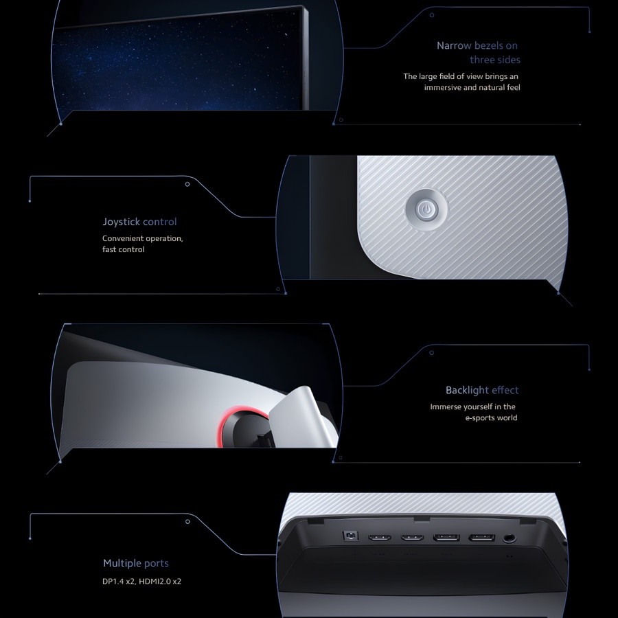 Mini Led Monitor Gaming Xiaomi G Pro 27i 27" IPS 2K Qhd 180Hz 1ms AMD ...