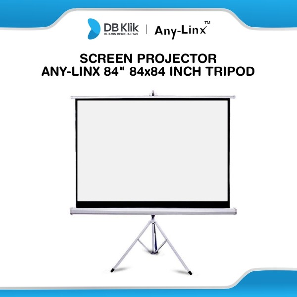 Screen Projector Any-Linx 84" 84x84 inch Tripod