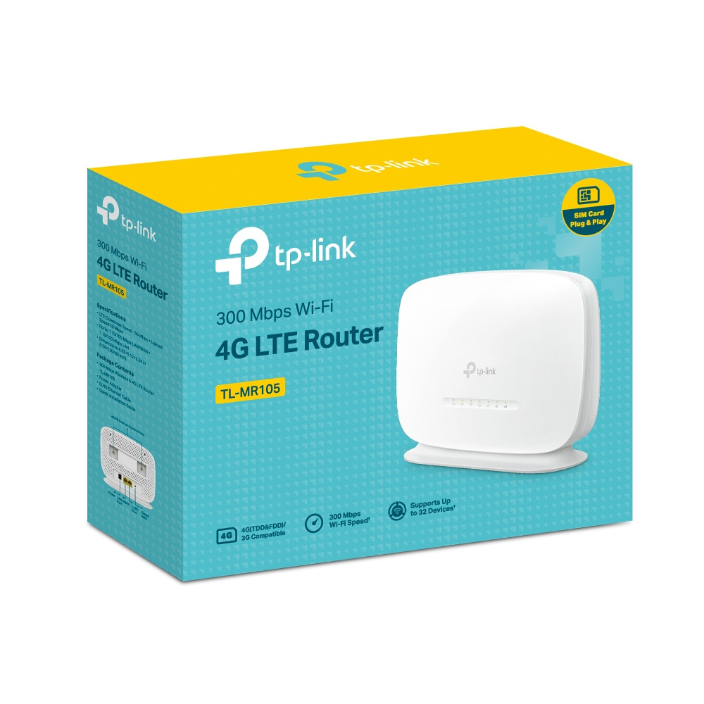 Jual Modem Router TP-LINK TL-MR105 300 Mbps Wireless N 4G LTE Original ...